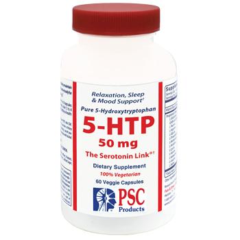 5-Hydroxytryptophan 5HTP 50 mg, 60 veggie caps | pscproducts.com – PSC ...